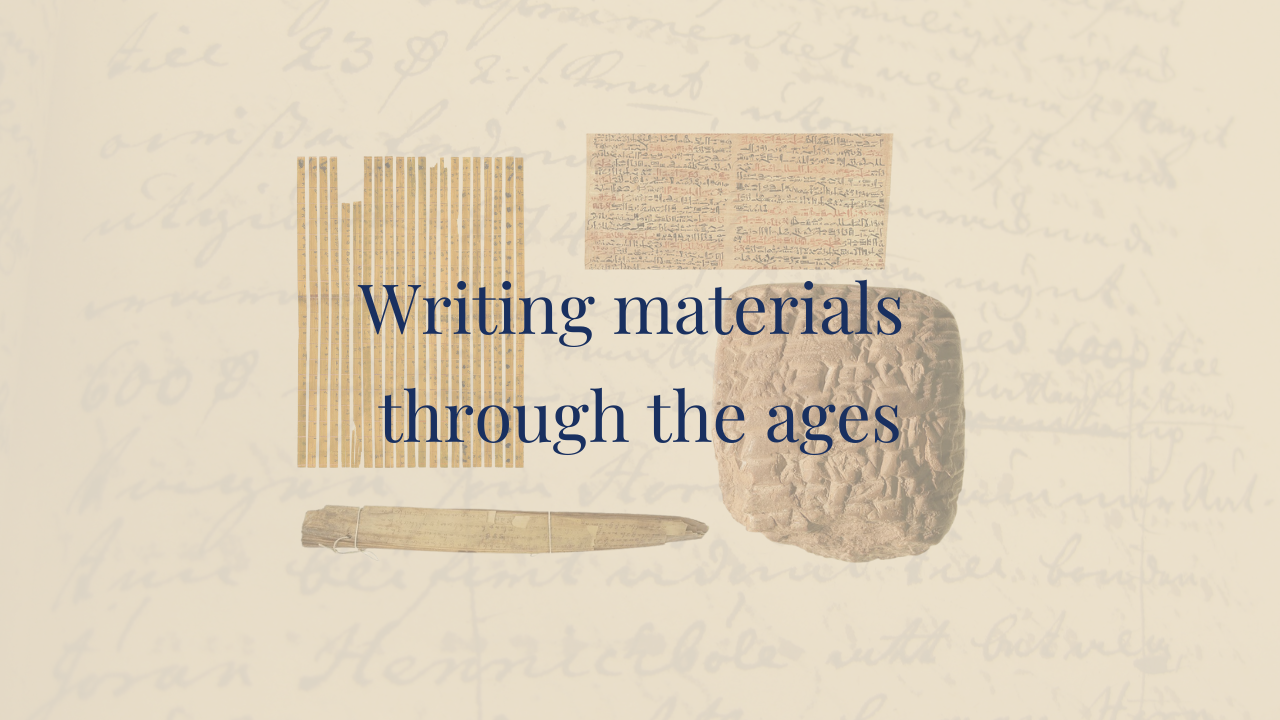 A short guide to writing materials through the ages | Transkribus Blog